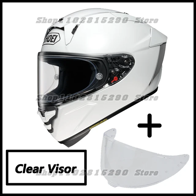 X-15 Full Face Motorcycle Helmet X-Fifteen X-SPR PRO Glossy White ...