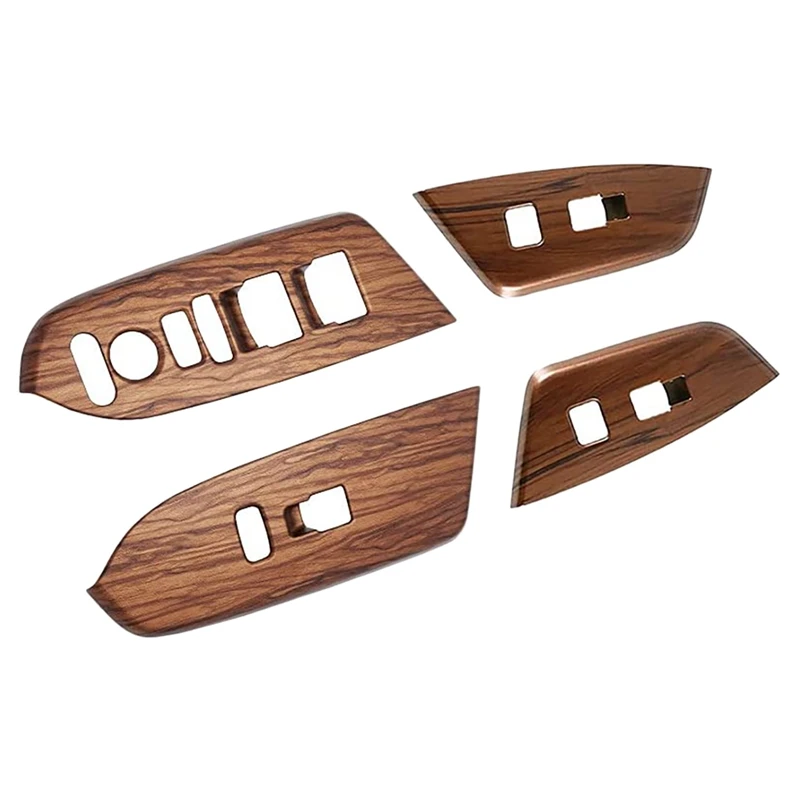 Car-Interior-Window-Switch-Panel-Trim-Peach-Wood-Grain-Window-Switch ...