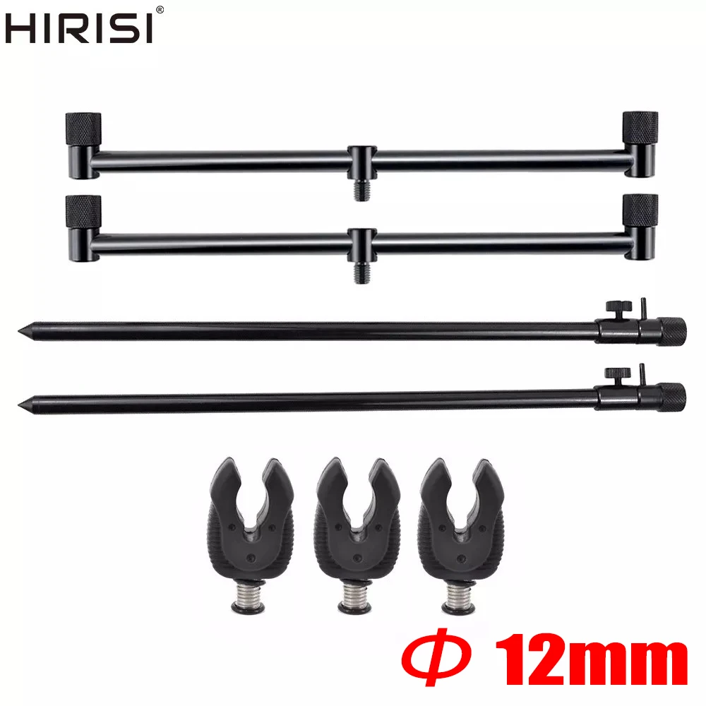 Carp-Fishing-Buzz-Bars-20cm-30cm-Fishing-Rod-Pod-Holder-Black-Buzzer ...