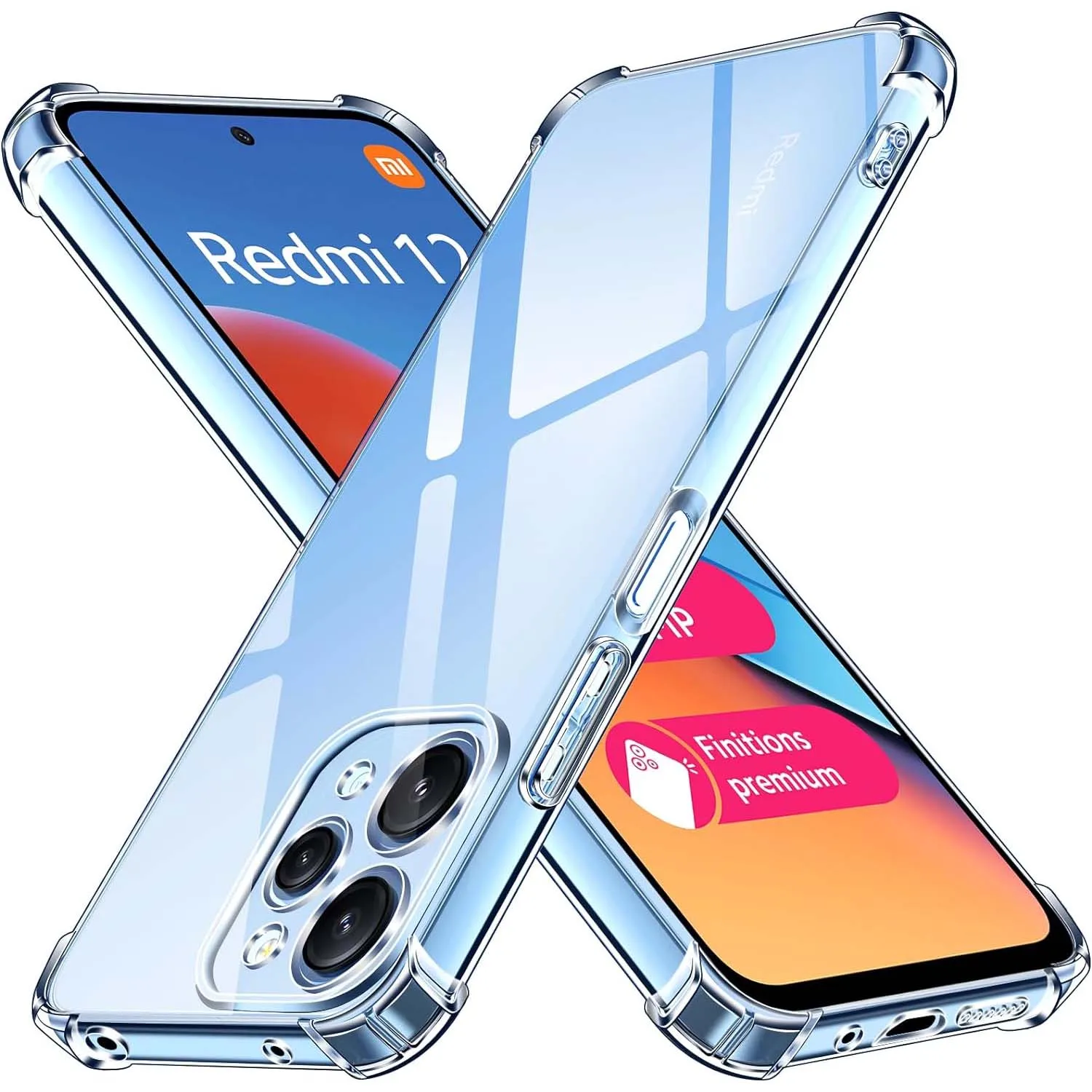 Clear-Case-For-Xiaomi-Redmi-12-5G-12C-Crystal-Soft-TPU-Transparent ...