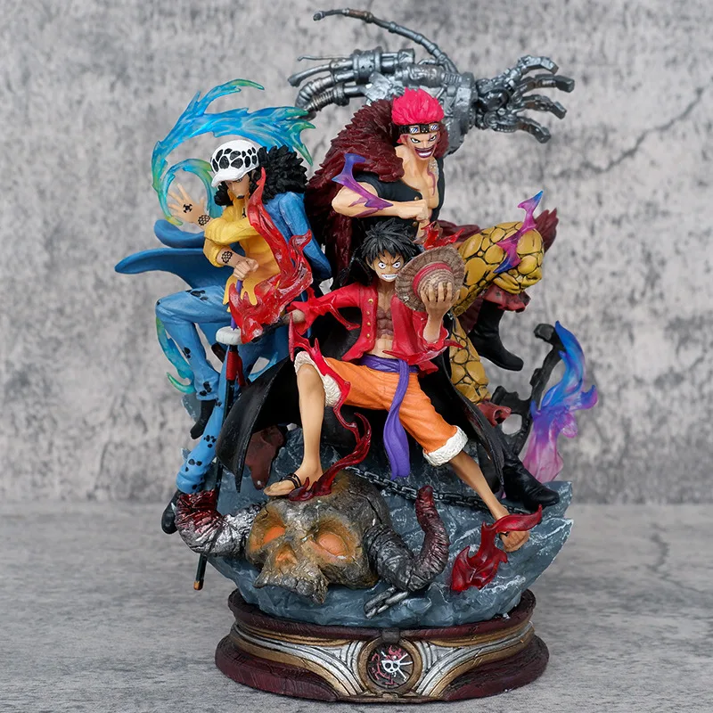 One-Piece-PVC-Capit-o-Anime-Figura-Kid-Law-Luffy-Action-Model-Est-tua ...