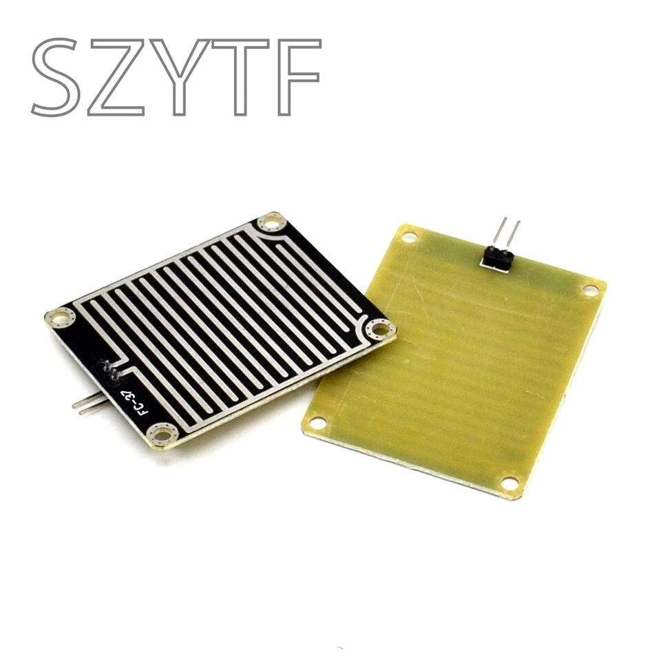 10pcs/bag Single Pcb Board Raindrop Module Sensor Rising Water Level ...