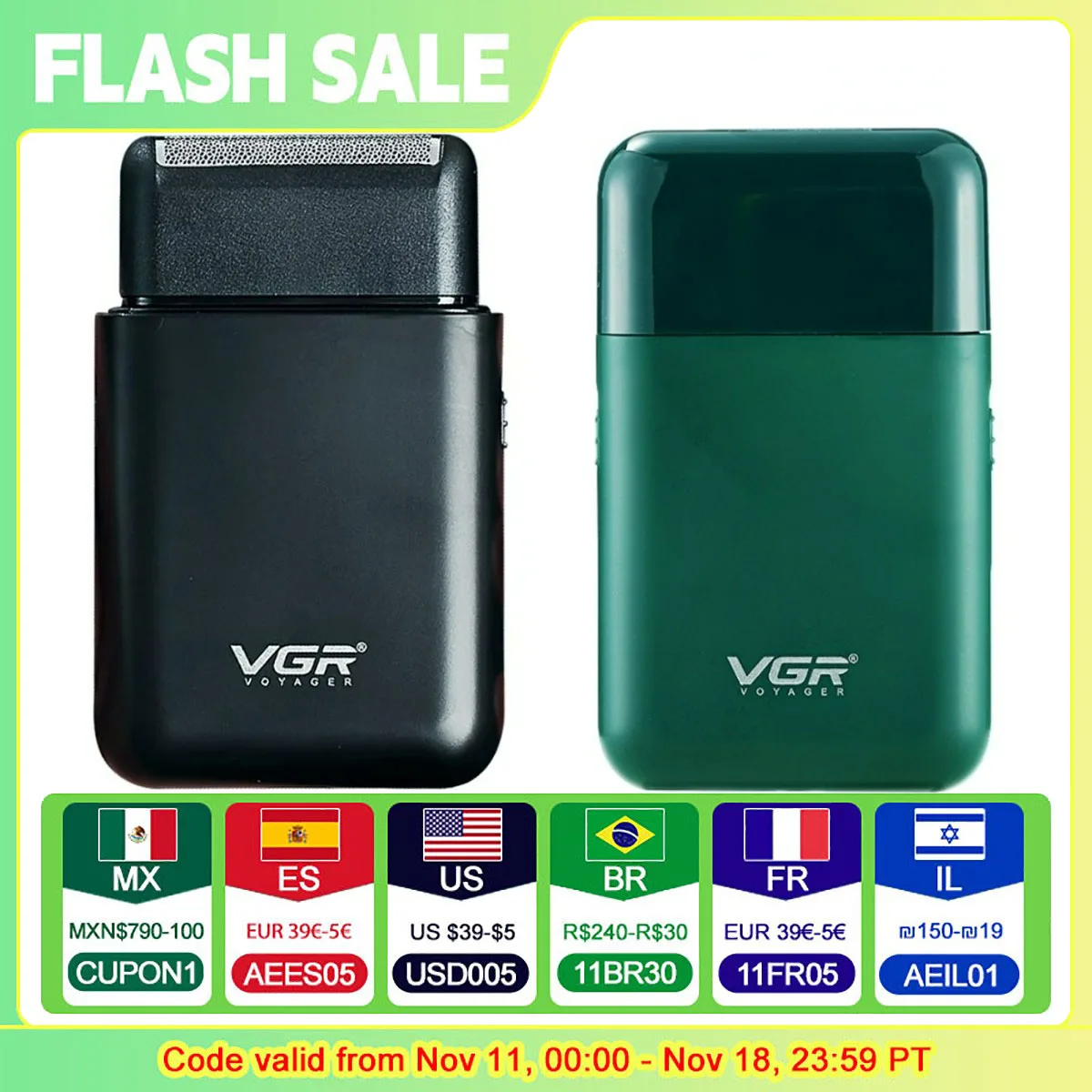 VGR-Electric-Shaver-Professional-Beard-Trimmer-Razor-Portable-Mini-Shaver-Reciprocating-Shaving ...