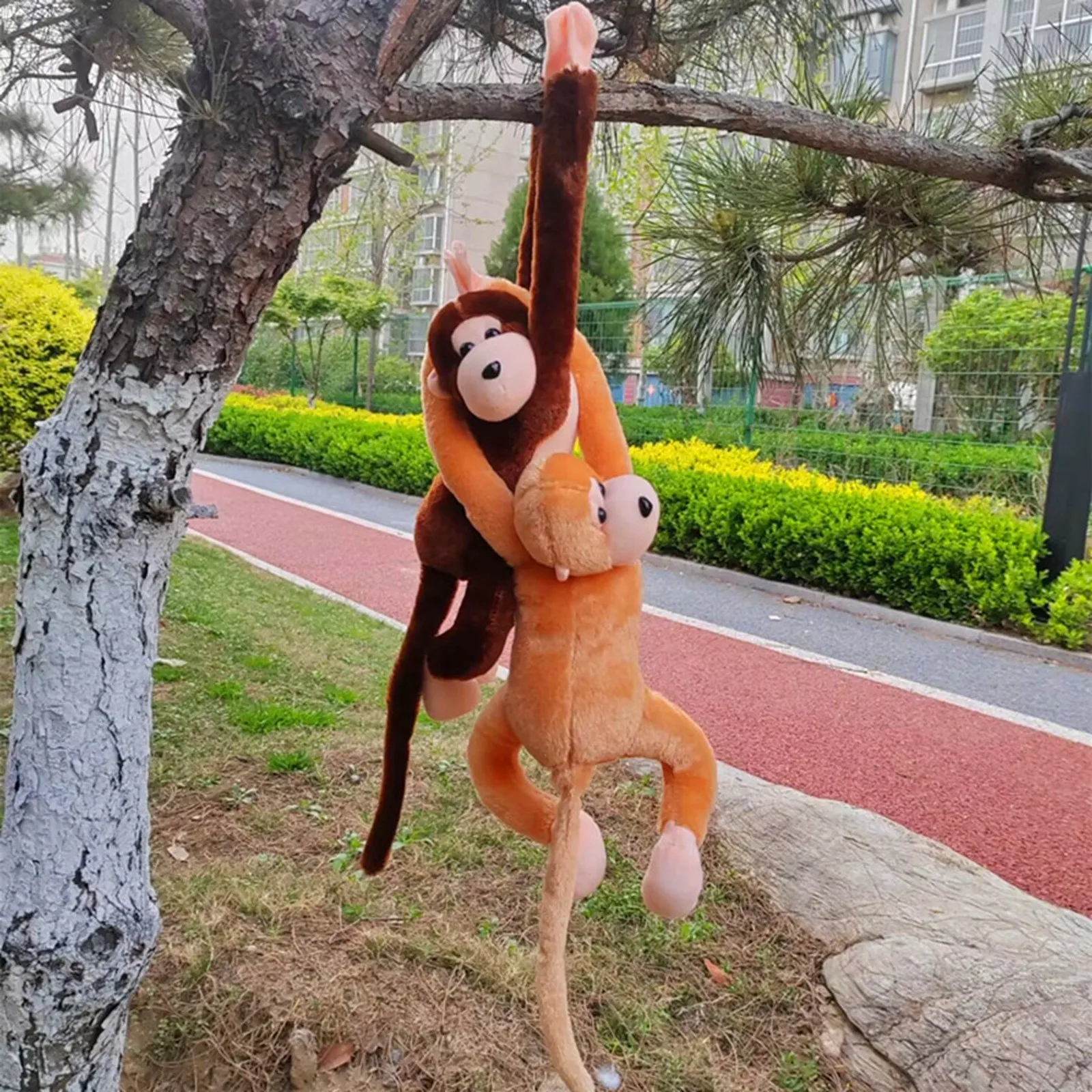 Screaming-Monkey-Stuffed-Toy-Plush-Doll-Gibbon-Children-S-Gift-Home ...