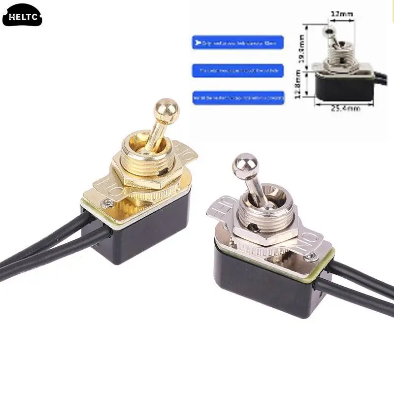 AC-250V-6A-On-Off-Prewired-Standard-Toggle-Switch-With-Wire-Cable-MT ...