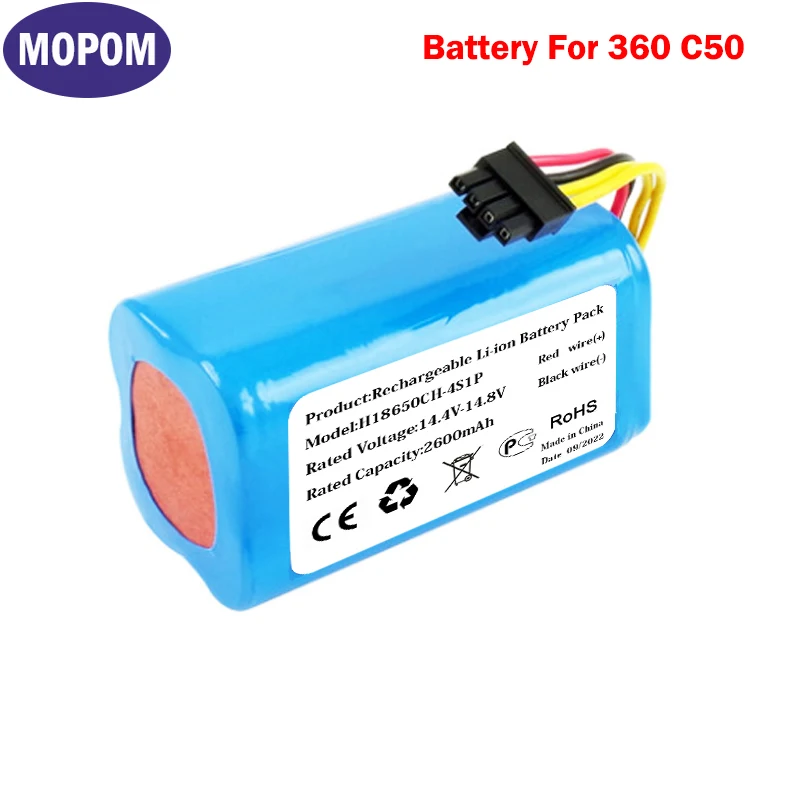 360 Robot Vacuum Cleaner Battery | Robot C50 360 Battery | Li-ion ...