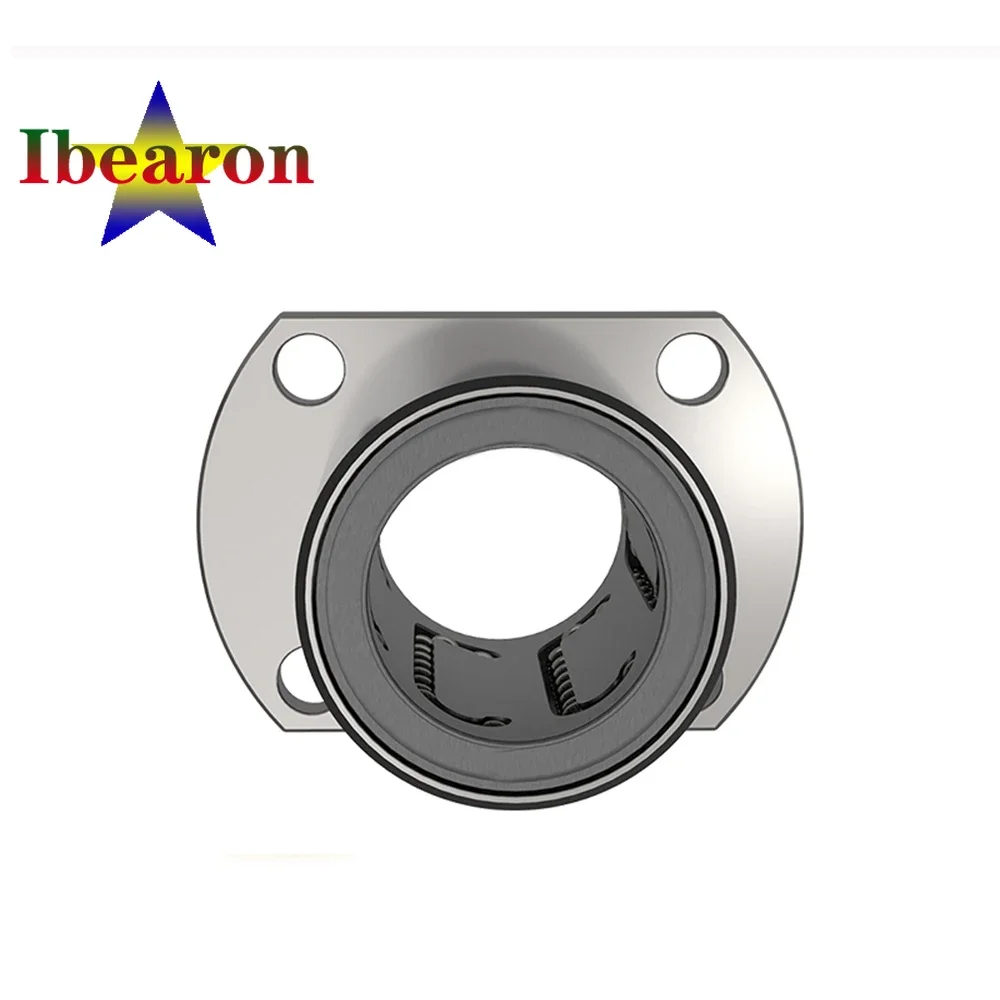 1PCS LMH20UU Standard Type Two Side Cut Flanged Linear Motion Ball ...