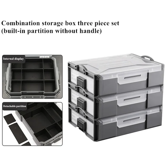 GREENERY Storage Box Multifunctional Plastic Hardware Tool Parts Box ...