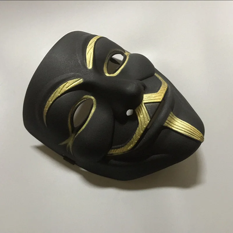 Filme de Halloween Cosplay V de Vingança, Máscara Hacker, Anônimo Guy ...