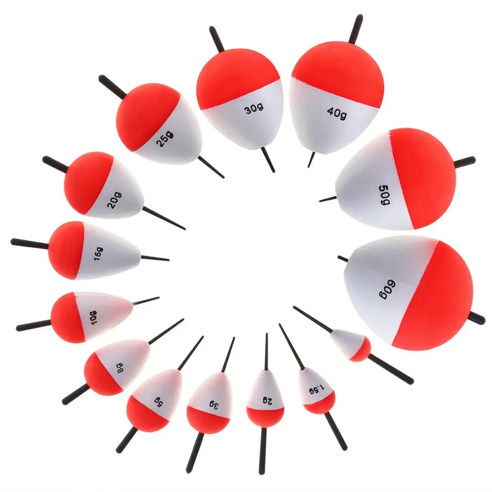 14pcs-EPS-Foam-Hard-Fishing-Floats-Ball-for-Sea-Fishing-with-Bobber ...