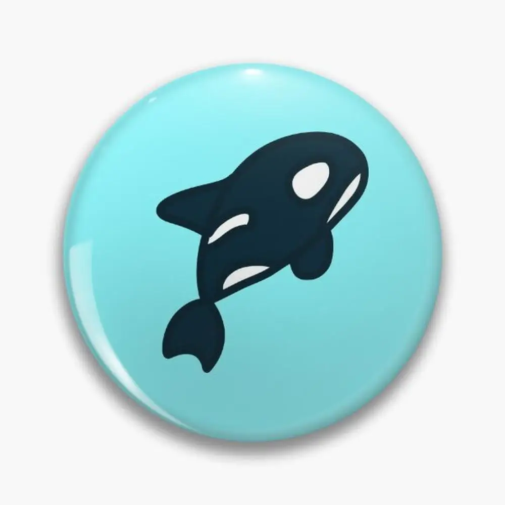 Orca killer whale Pin Buttons Brooches Jewelry Accessory Customize ...