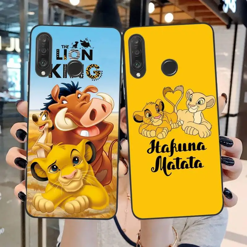 Cartoon-The-Lion-King-Simba-Nala-Phone-Case-For-Huawei-P20-P30-P40-P50 ...