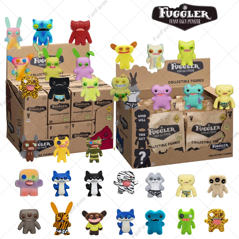 Original Fuggler Keychain Toys Blind Box 6-8.5cm Ugly Monster Tooth ...
