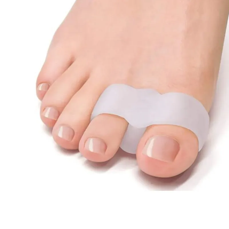 2pcs-1pair-Silicone-Two-Hole-Toe-Separator-Gel-Foot-Finger-Protector ...