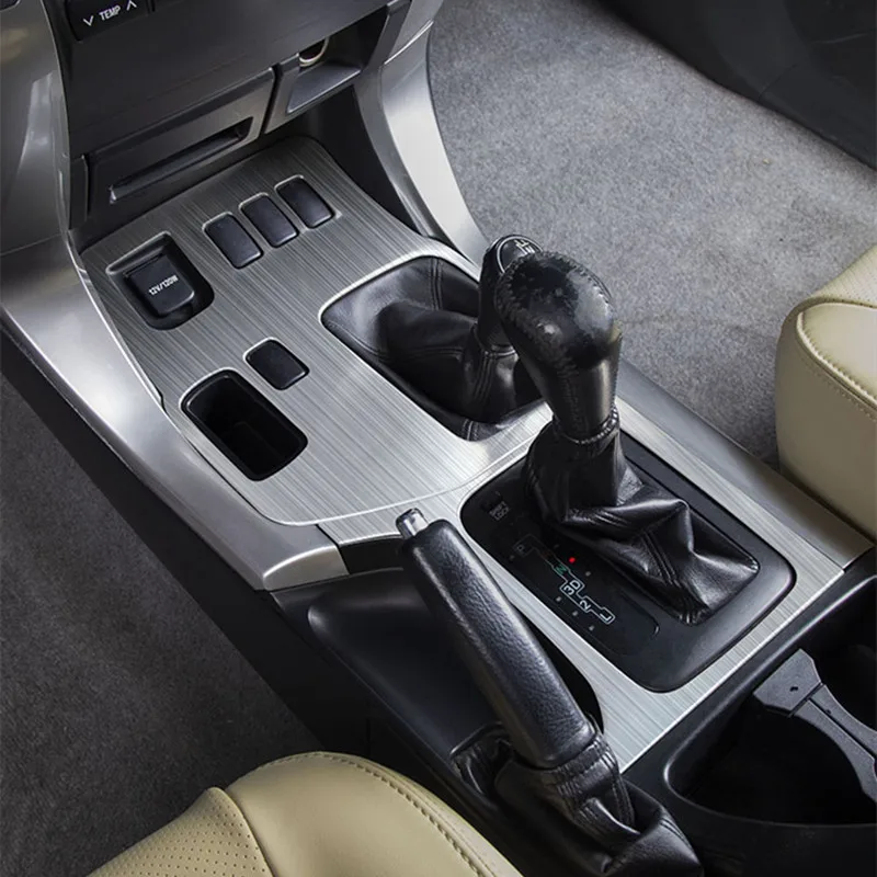 2pcs Car Interior Styling Gear Panel Sticker Cover for TOYOTA PRADO ...