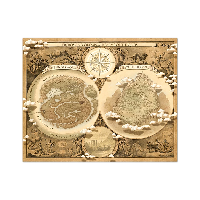 Map Of The Underworld Greek Mythology