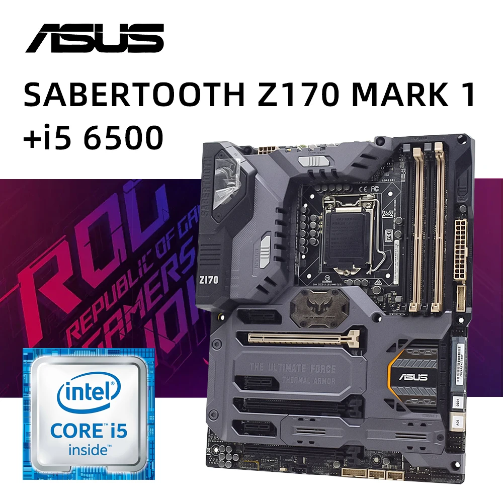SABERTOOTH Z170 MARK 1 INTEL Z170 LGA 1151 SIXTH GENERATION CORE I7/I5 ...