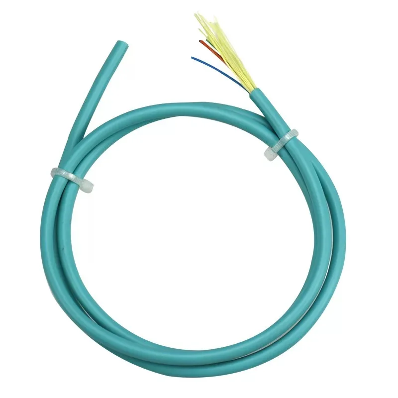 24 cores bundle optical fiber cable 50mtr OM3-150 OM3-300 OM4 indoor ...