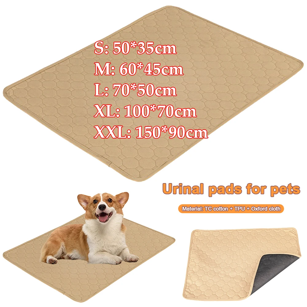 Anti-Slip-Pet-Pee-Pad-Washable-Pet-Bed-Urine-Mat-Absorbent-Puppy-Cat ...