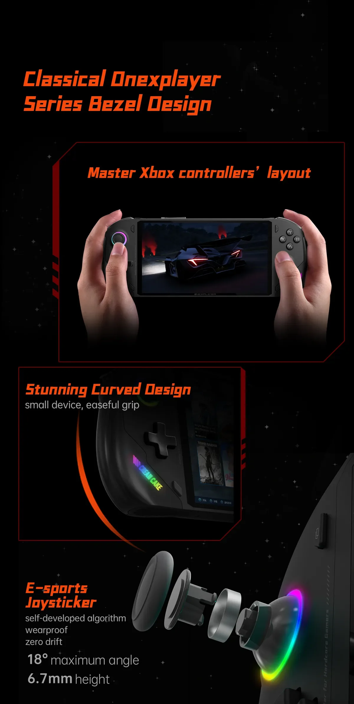 OneXPlayer ONEXFLY F1 7inch 120Hz IPS 1920*1080 Mini Game Console AMD ...