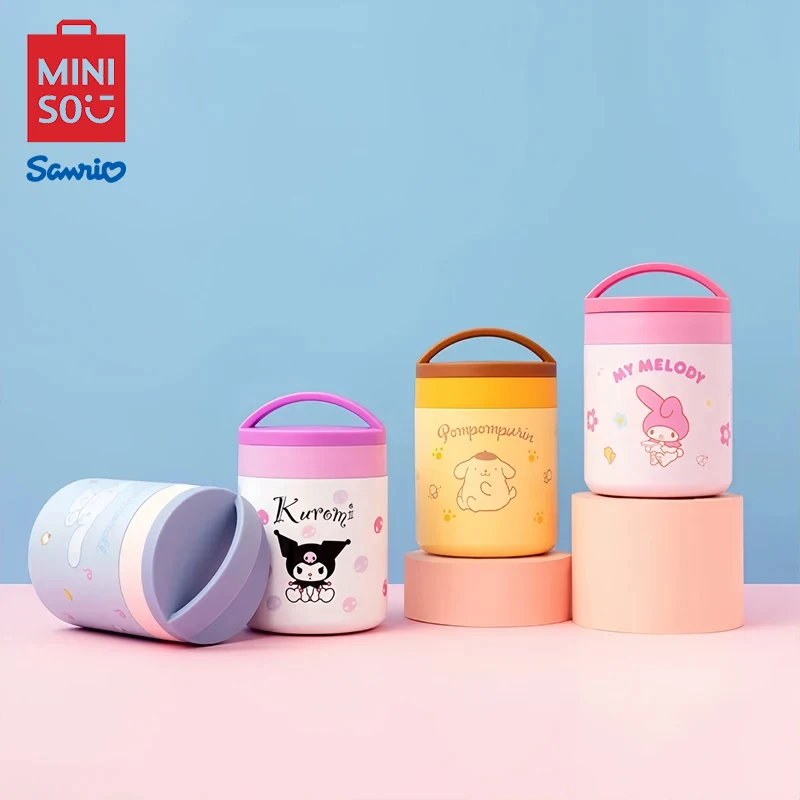 MINISO-Sanrio-Insulated-Lunch-Box-420ML-Cute-Insulated-Bucket-Stainless ...