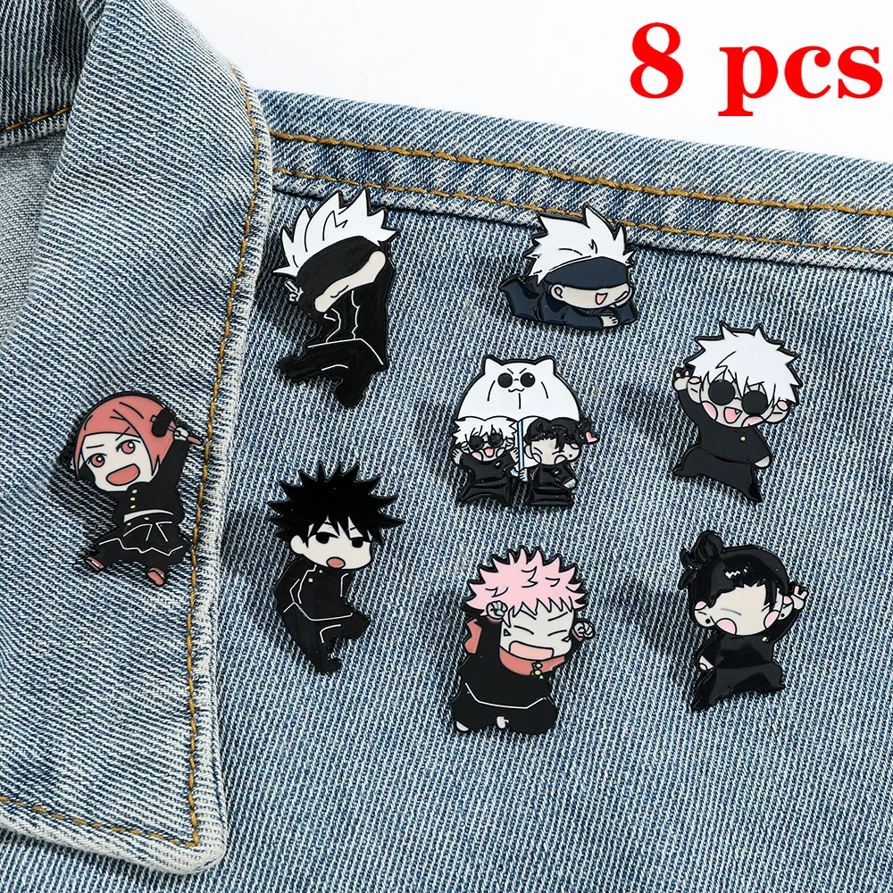 Jujutsu-Kaisen-Gojo-Satoru-Ryomen-Sukuna-Cosplay-Brooch-Badge-Prop ...