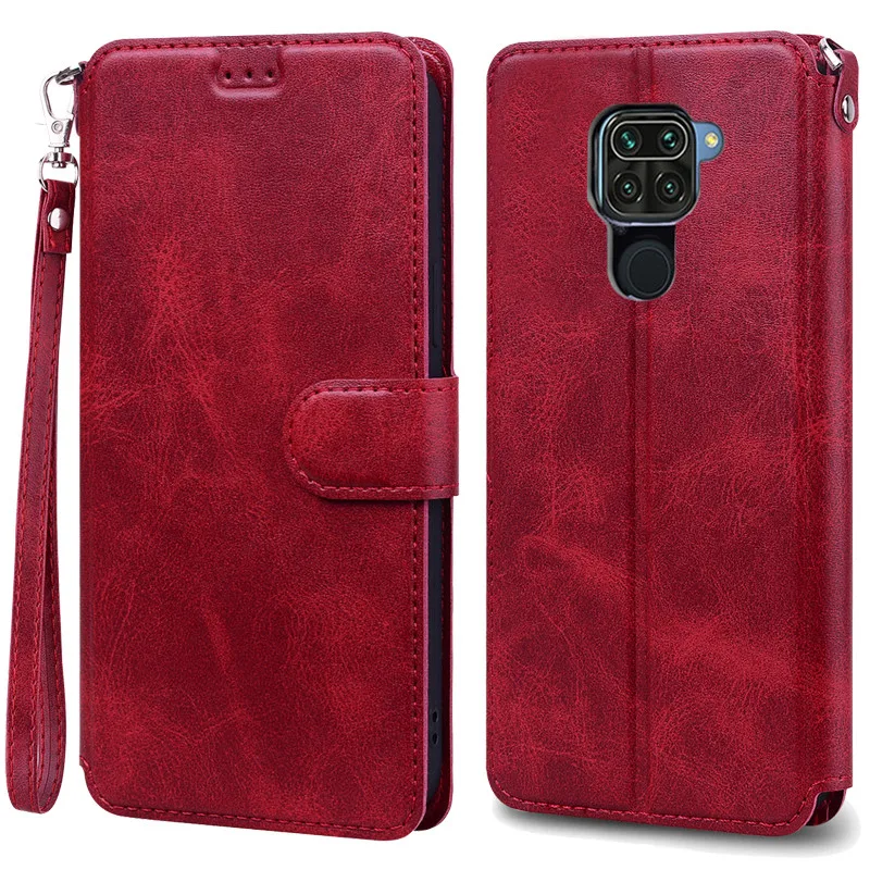 For-Redmi-Note-9-Case-Soft-TPU-Leather-Wallet-Phone-Cases-For-Xiaomi ...