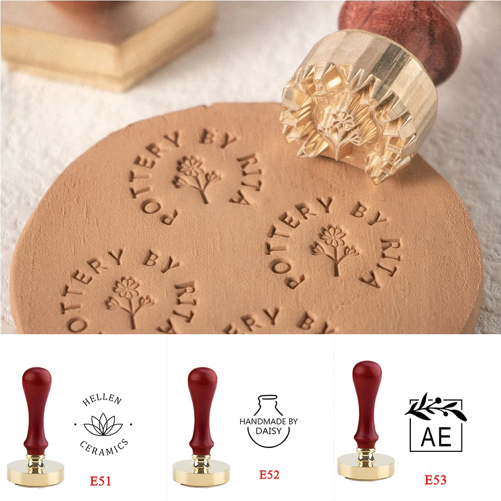 Customize Pottery Stamps for Clay Personalized Clay Ceramic Stamps with ...