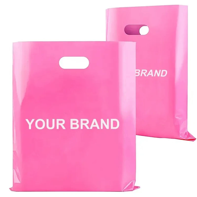 500pcs-Plastic-Bags-with-Company-Logo-Garment-Bags-Print-Logo-Custom ...