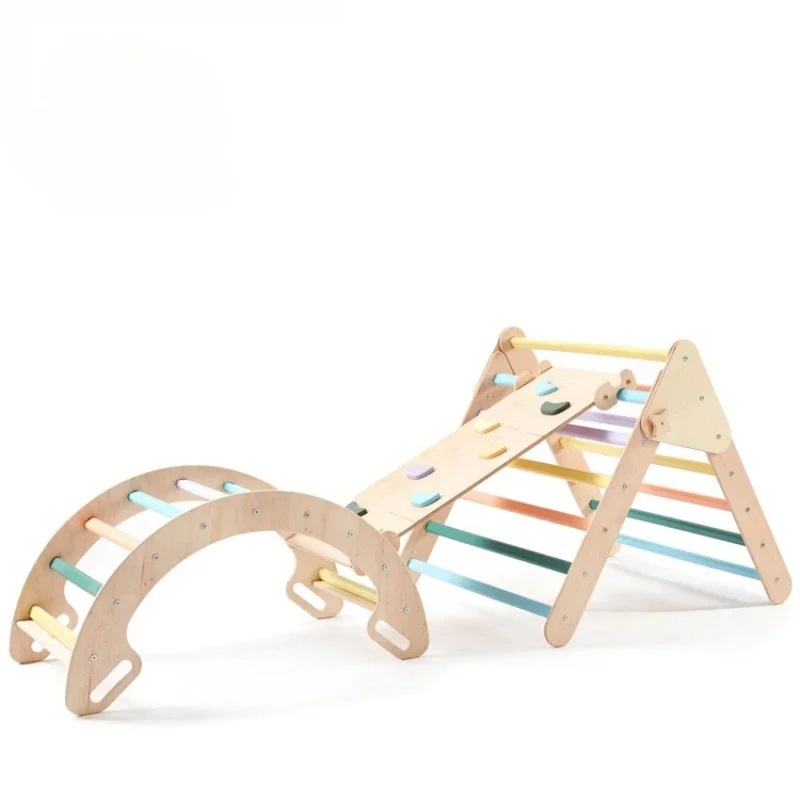 Escalada-Pickler-Triangle-Play-Gym-com-rampa-e-bra-o-de-balan-o-Crian-a ...