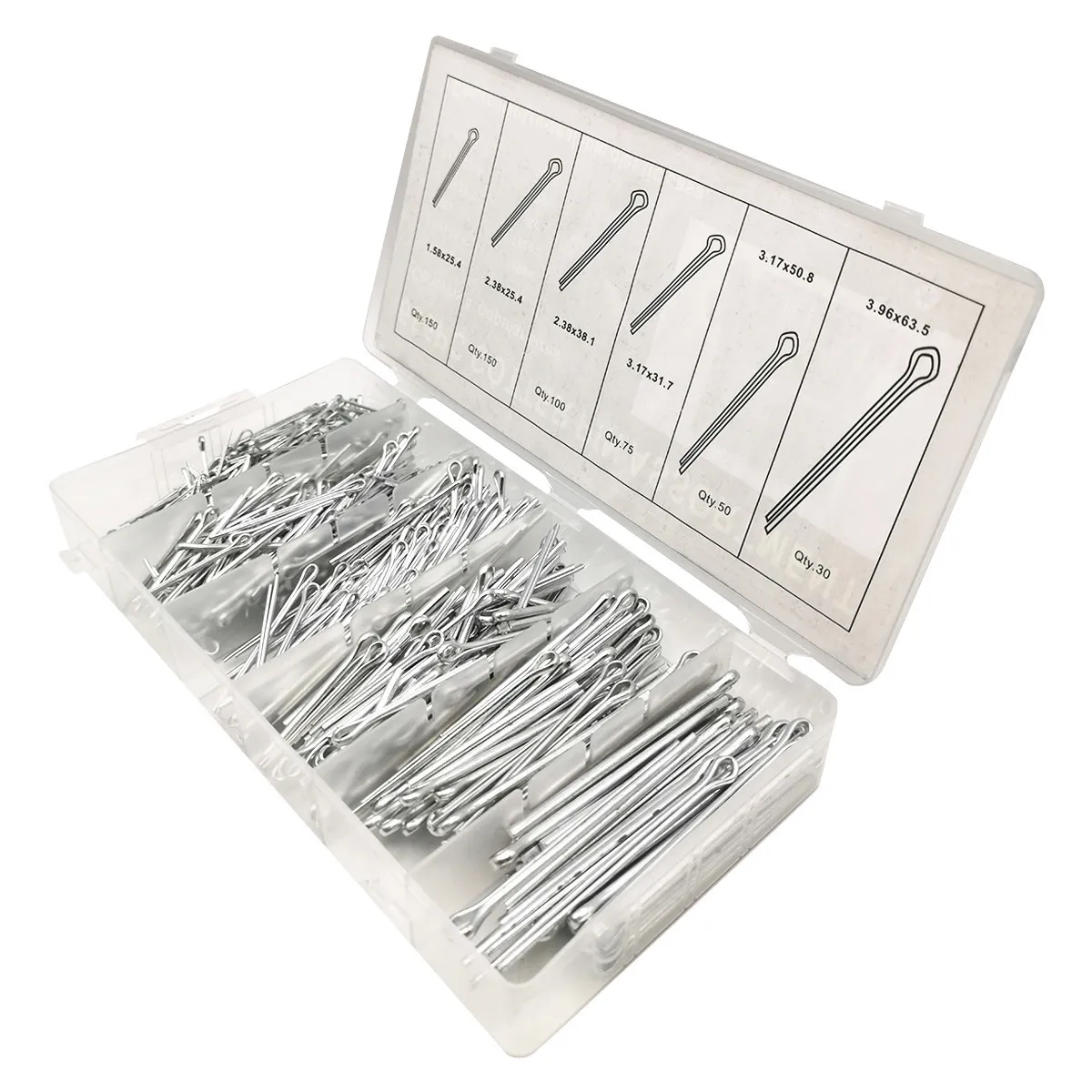 555pc-Split-Pin-R-Type-Pin-Barrettes-Pin-Spring-Pin-Positioning-Pin ...