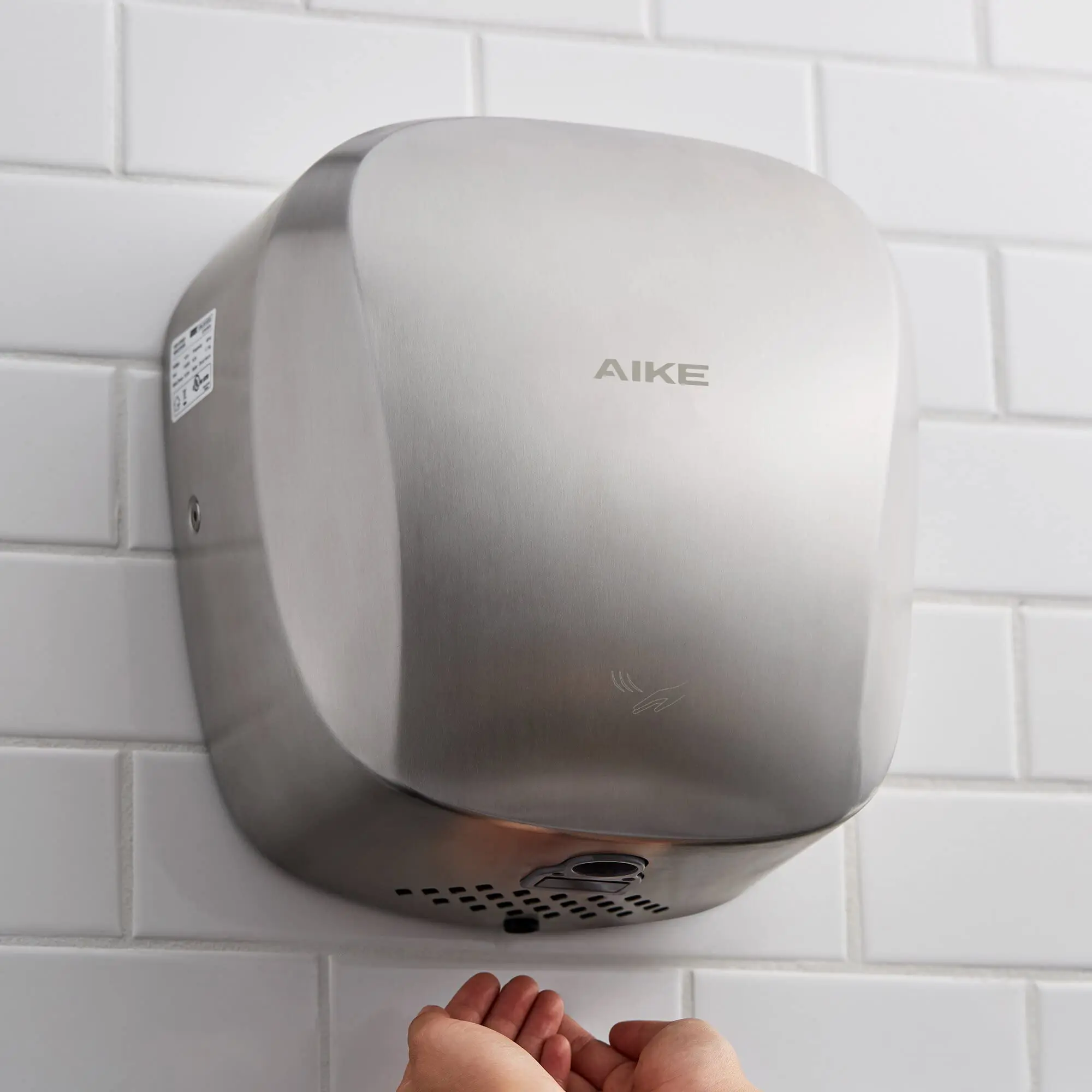 AIKE-Air-Tank-Heavy-Duty-Automatic-Hand-Dryer-HEPA-Filter-UL-Approved ...