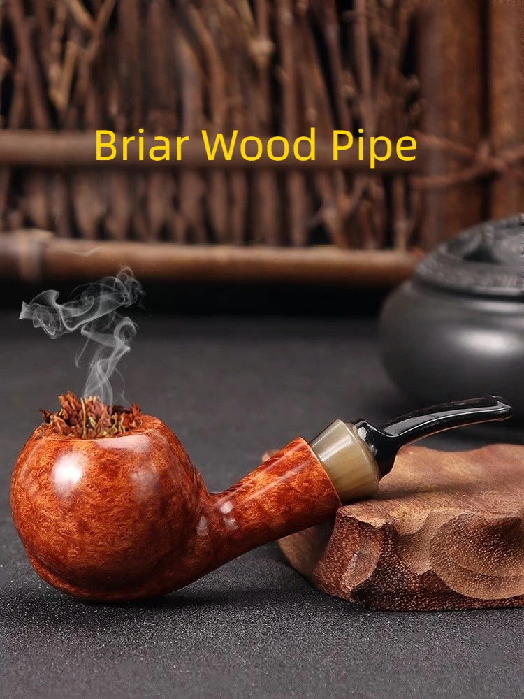 1set-Briar-Wood-Pipe-9mm-Flue-Dragon-Claw-Shaped-Wooden-Pipe-For ...