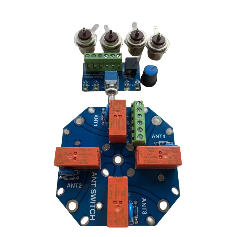 4-Way-4-1-Coax-High-Quality-PC-Metal-Remote-Antenna-Switch-Coaxial-KIT ...