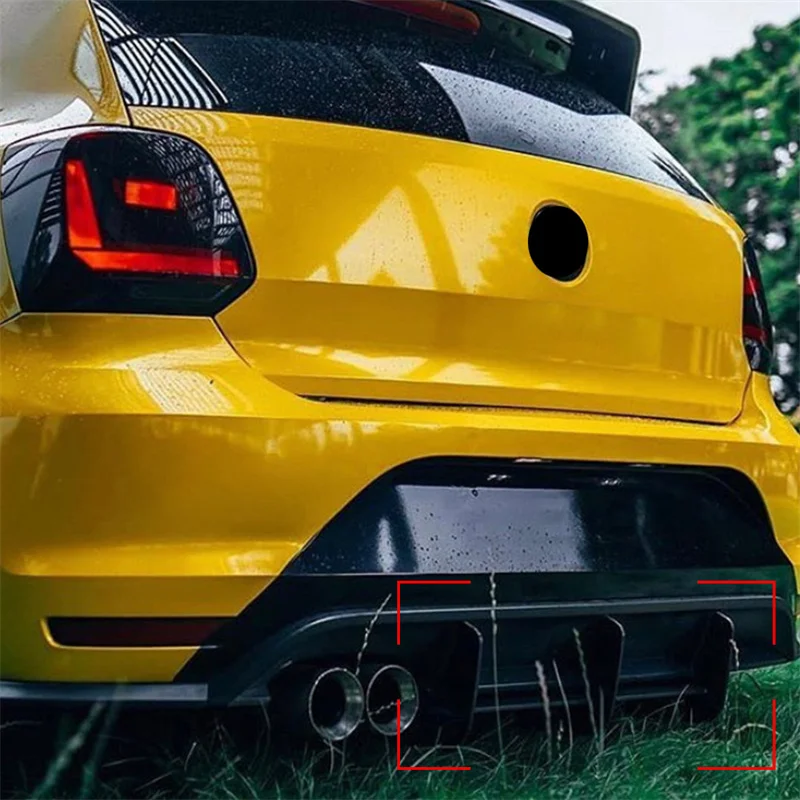 Polo-GTI-lower-Rear-Bumper-Diffuser-Lip-Spoiler-Splitter-Body-guard ...