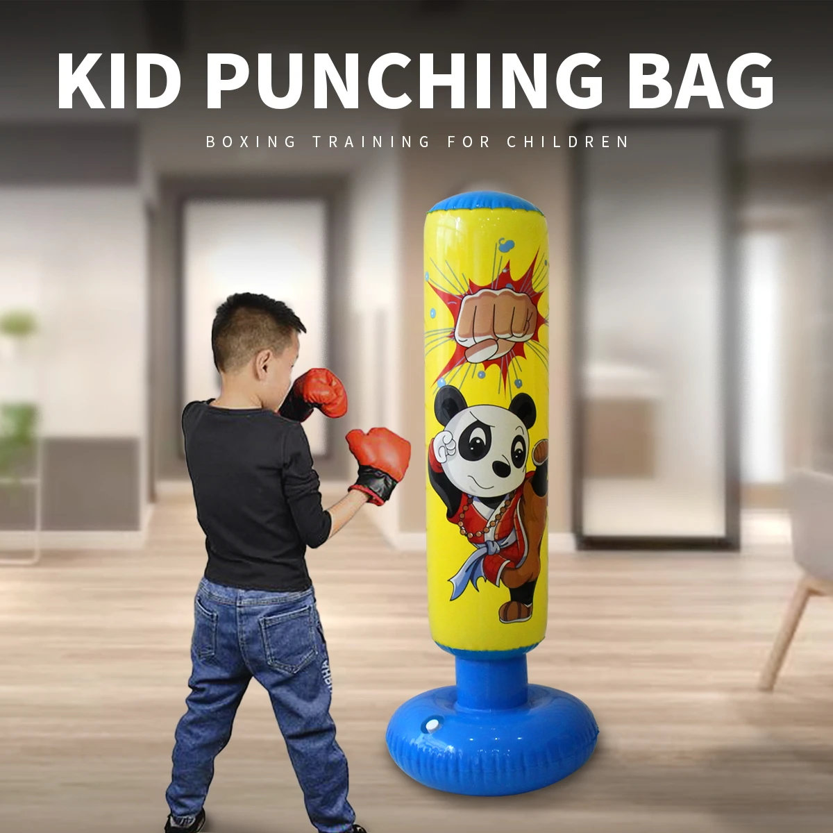 Boxing-Punching-Bag-Kid-Sandbag-Inflatable-Boxing-Bag-Boxing-Muay-Thai ...