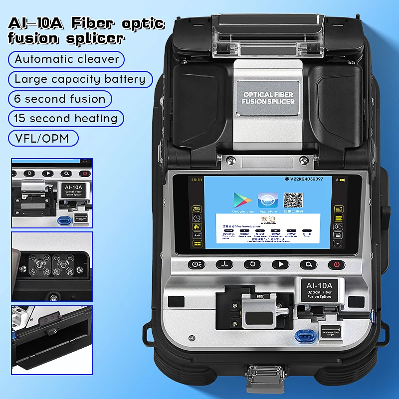 Free-shipping-original-AI-10A-fusion-splicer-machine-automatic-fiber ...