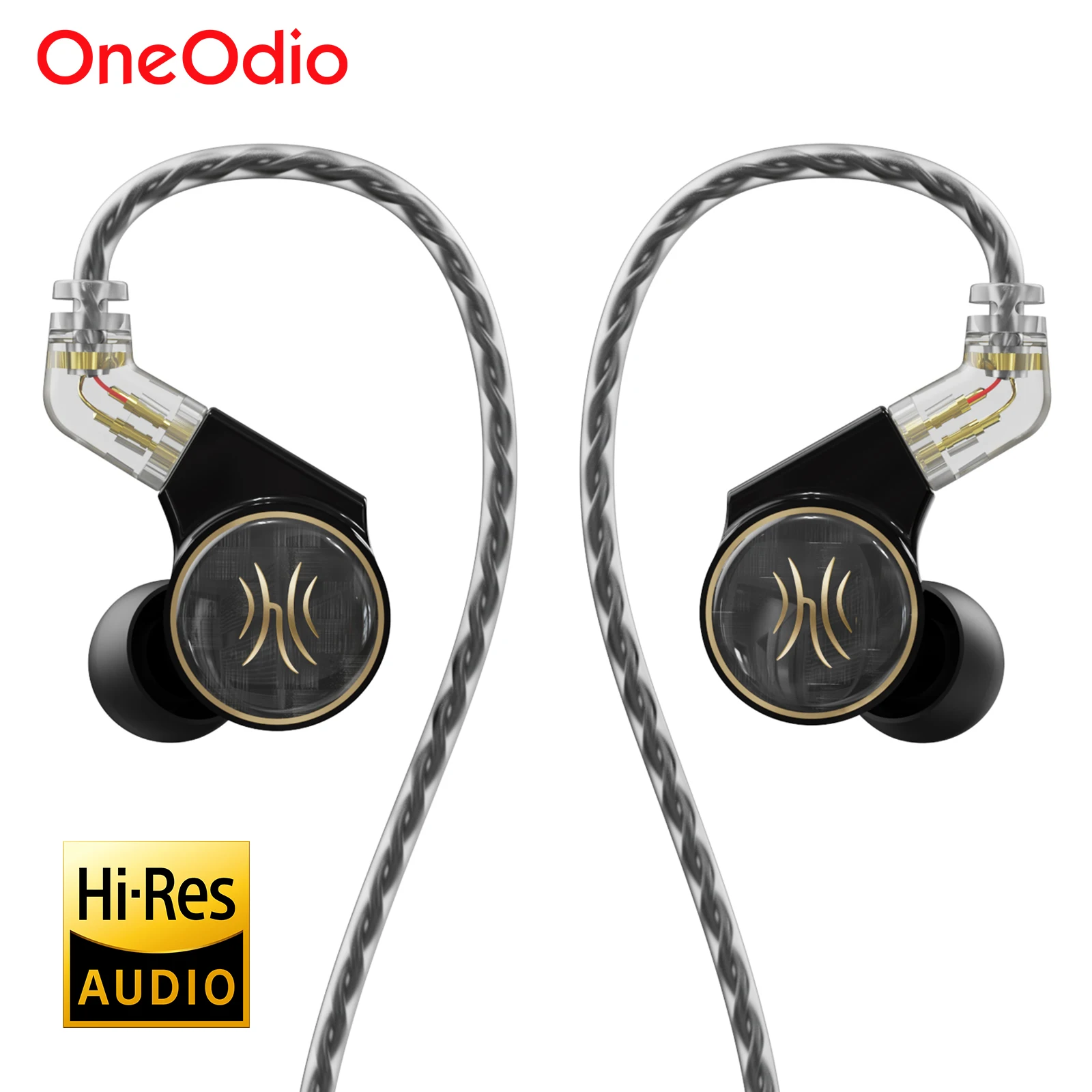 Oneodio Master1 auriculares con cable en la oreja 1BA + 1DD auriculares ...