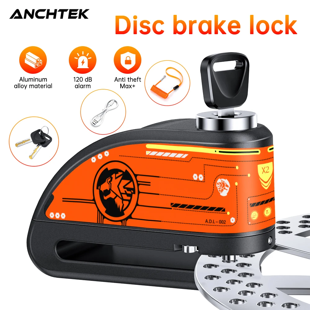 Anchtek-Motorcycle-Burglar-Alarm-Lock-Waterproof-Bicycle-Alarm-120db ...