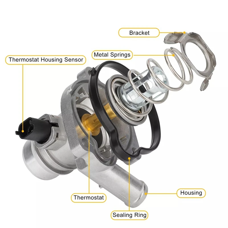 Top-Rated Thermostat Housing Engine Coolant Outlet 55565336 55579010 ...