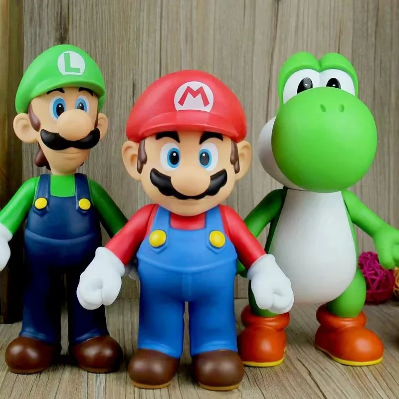 Anime Mario Super brothers Nwe Series Action Figure Toys doll White ...