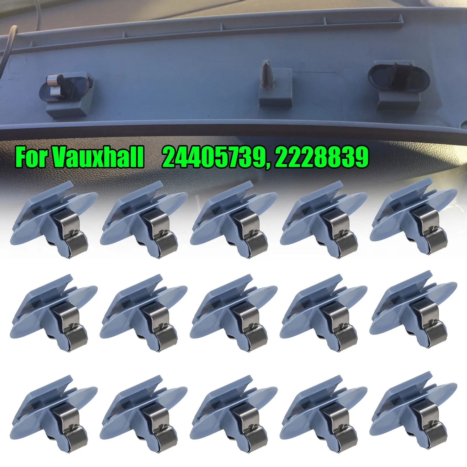 Boot Pillar Interior Door Sill Cover Moulding Trim clips For Opel ...