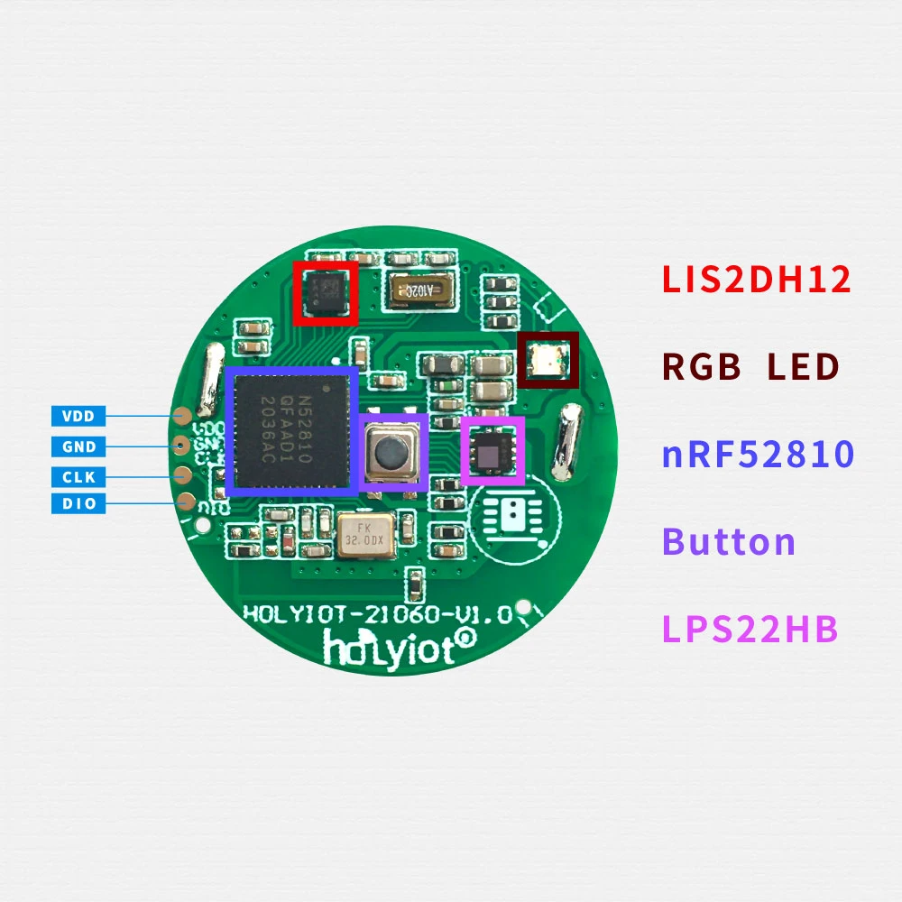 Nrf52810 Ble5.0 Bluetooth Wireless Module Low Power Consumption Accelerometer Barometer Sensor ...