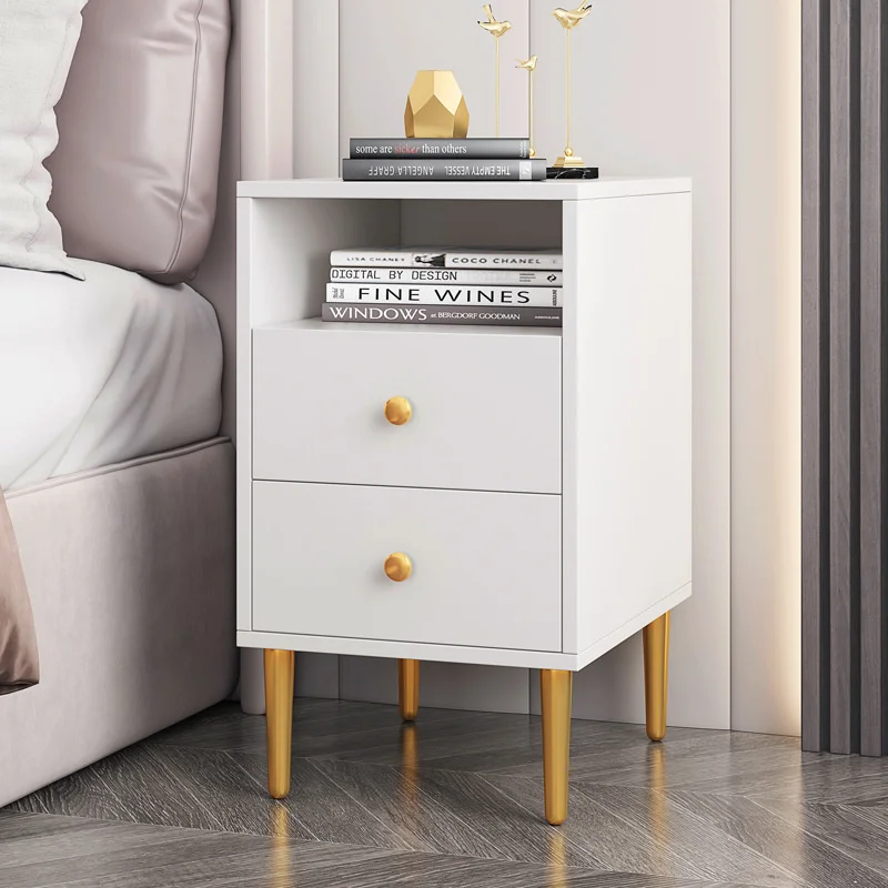 Ultra-narrow-Simple-Wooden-Bedside-Table-Small-Minimalist-Modern ...