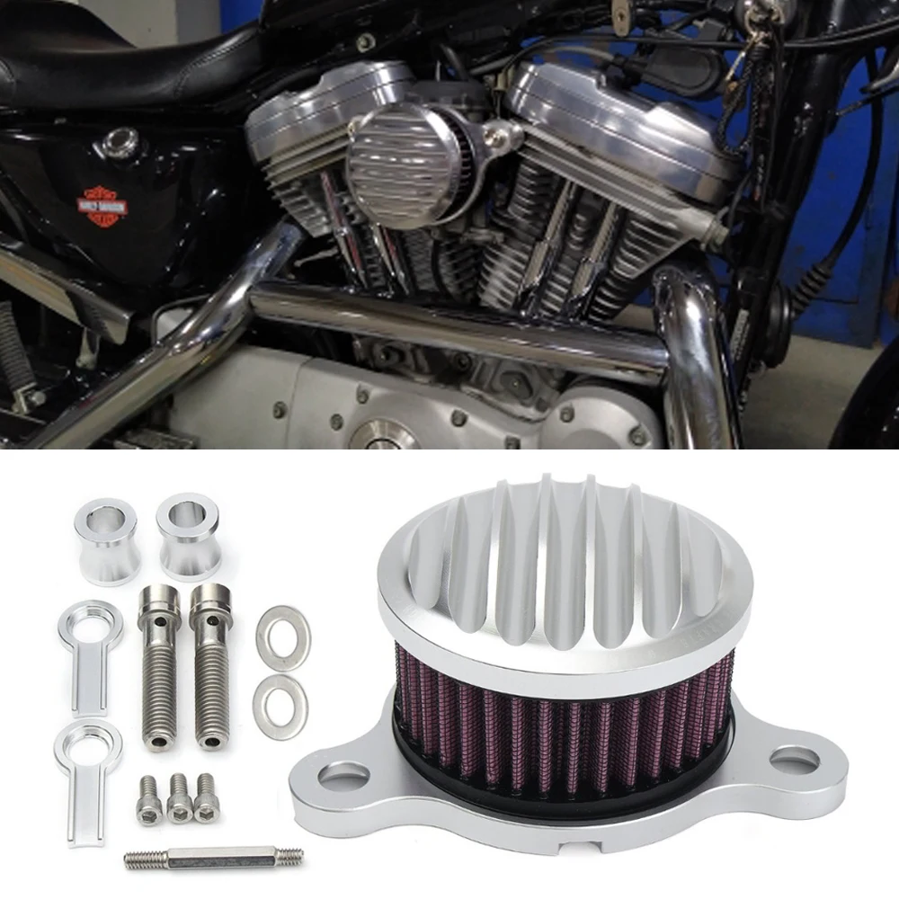 Motorcycle-Air-Cleaner-Intake-Filter-System-Accessories-For-Harley ...