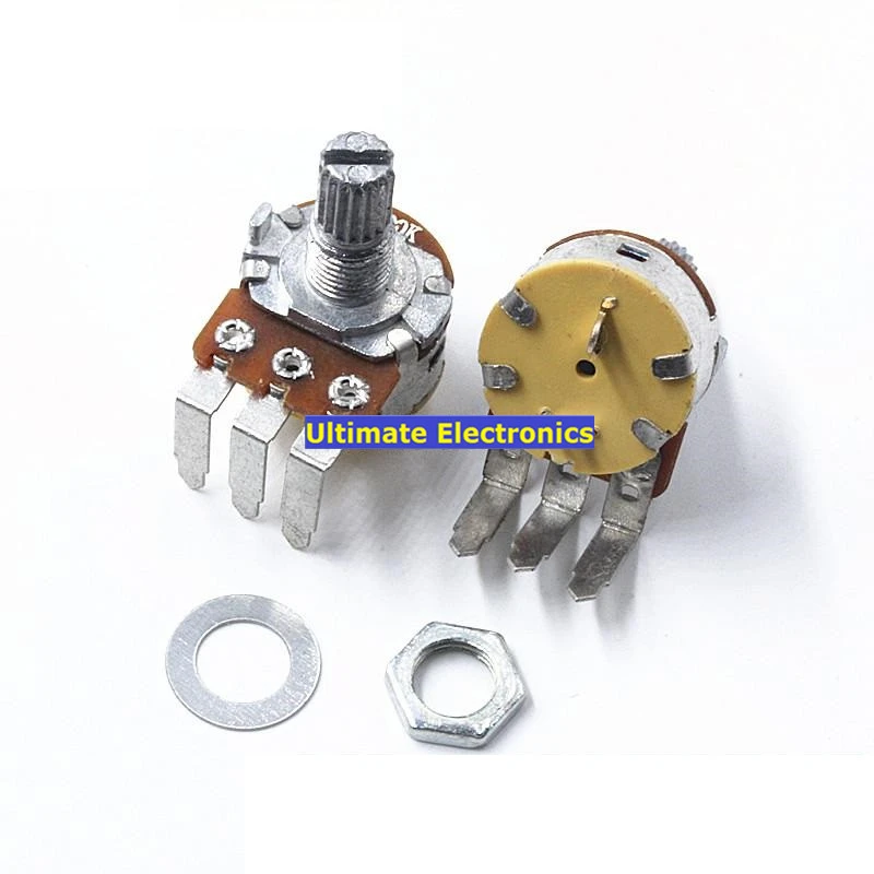 2pcs Potentiometer 148 Type With Switch B500k Lamp Dimming Switch Speed ...