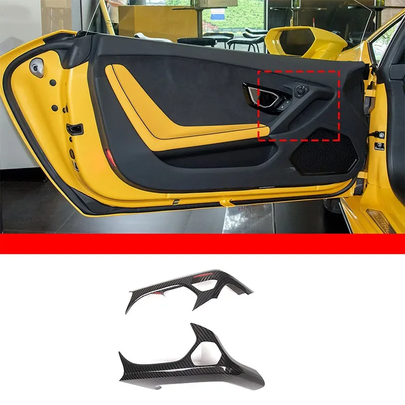 cheya-Real-Carbon-Fiber-Car-Inner-Door-Handle-Panel-Cover-for ...
