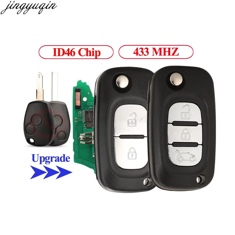 Jingyuqin-Remote-Car-Key-Alarm-433MHZ-FSK-ID46-PCF7946-7947-Upgrade-For ...