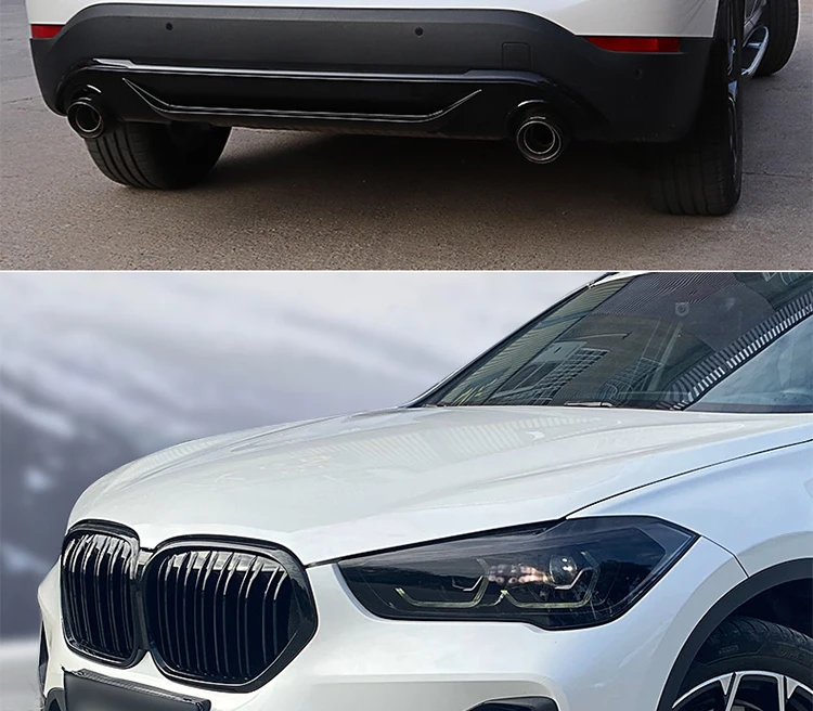 For BMW X1 Body Kit BMW F48 F49 Spoiler Front Lip Side Skirt Diffuser ...