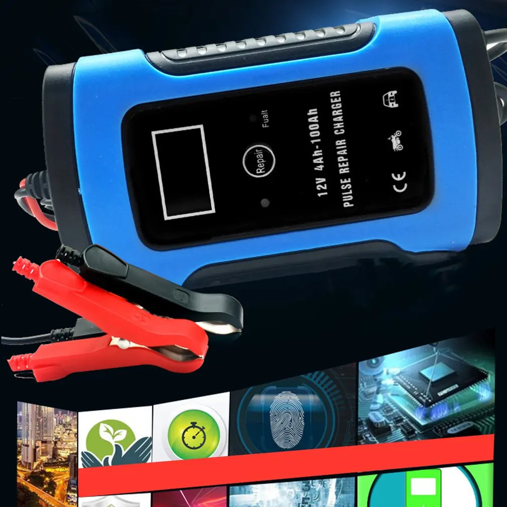 Full-Automatic-Smart-Battery-Charger-12V-6A-Lead-Acid-GEL-LCD-Display ...